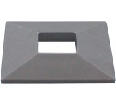 Cache-scellement carré en fer extra plat
